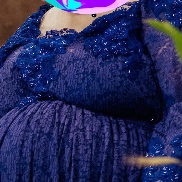 Dresses | Custom Made Plus Size Royal Blue Lace Gown Size 2628 | Poshmark